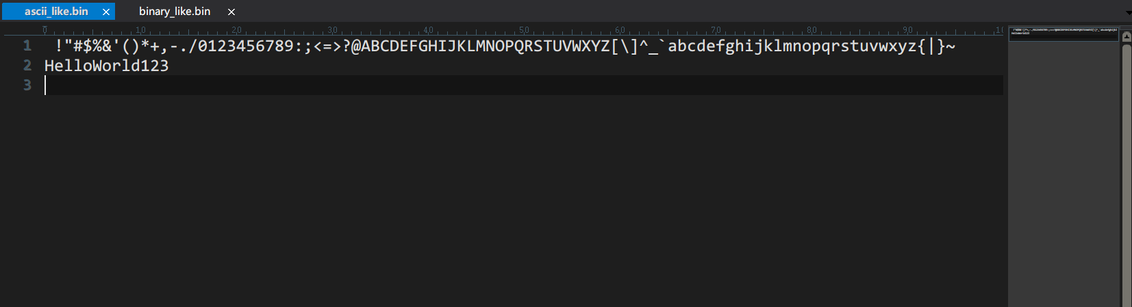 📘 bin 文件内容特征与编辑器打开模式行为分析 | LuyangのBlog